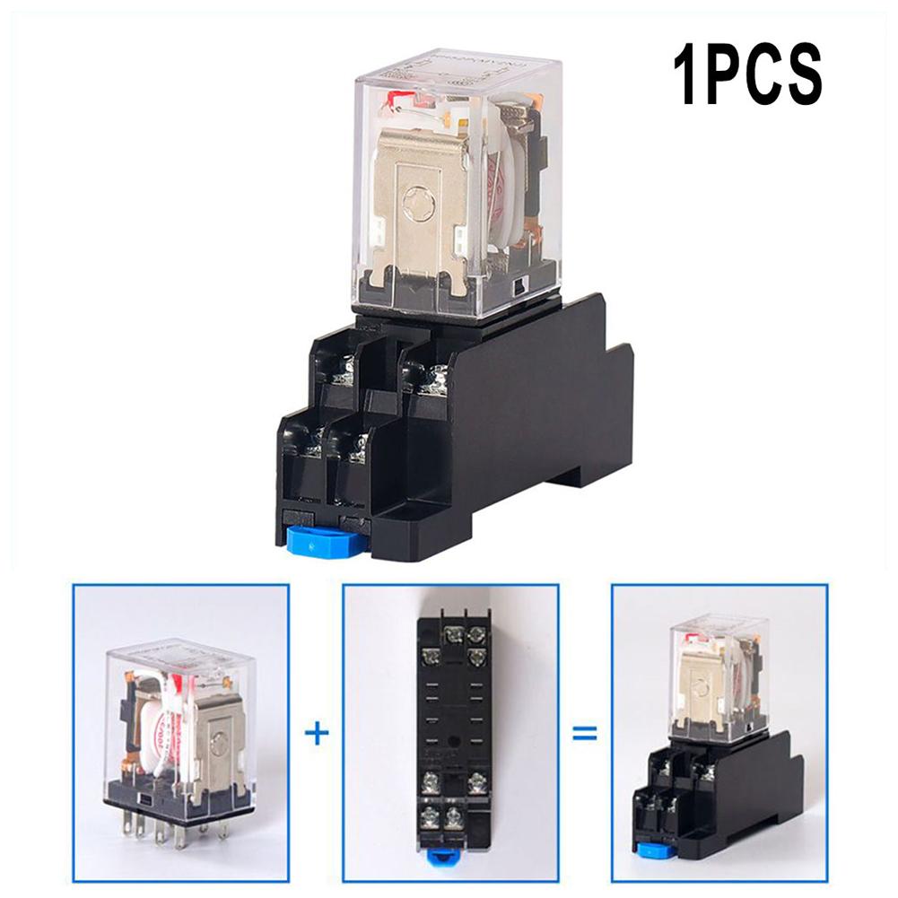 Cheap 8 Pins 2NO+2NC Relay Silver Plated Gold Socket Type | Joom