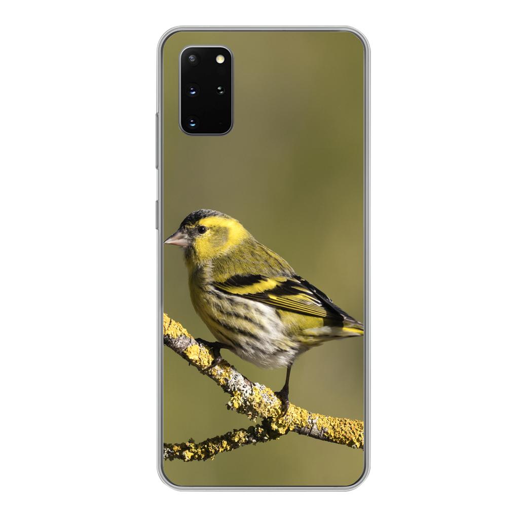 Buy Samsung Galaxy S20 Plus Soft Case - Siskin in a nature reserve in ...