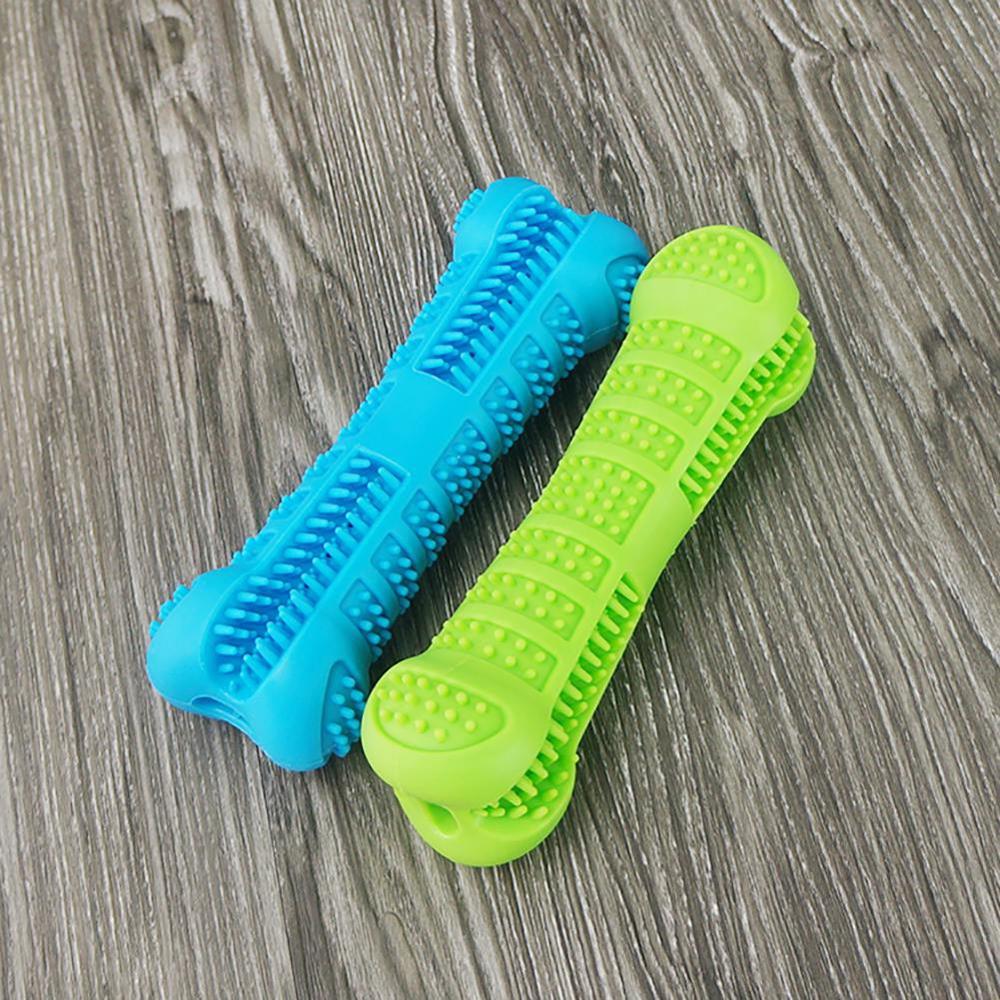 Buy Pet Dog Silicone Toothbrush Toy Molar Stick Dog Bite-resistant ...