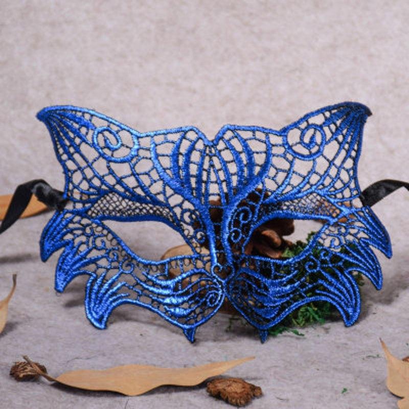 Buy Sexy Fox Woman Masks Hard Lace Mask for Party Dance Dress Halloween ...