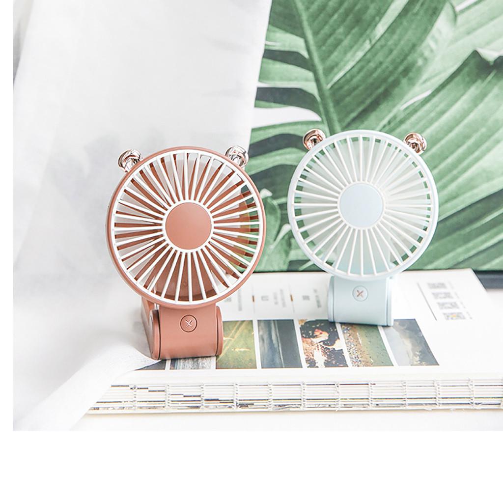 Buy Mini Fan Mini-USB Rechargeable Hand-held Electric Fan Folding ...
