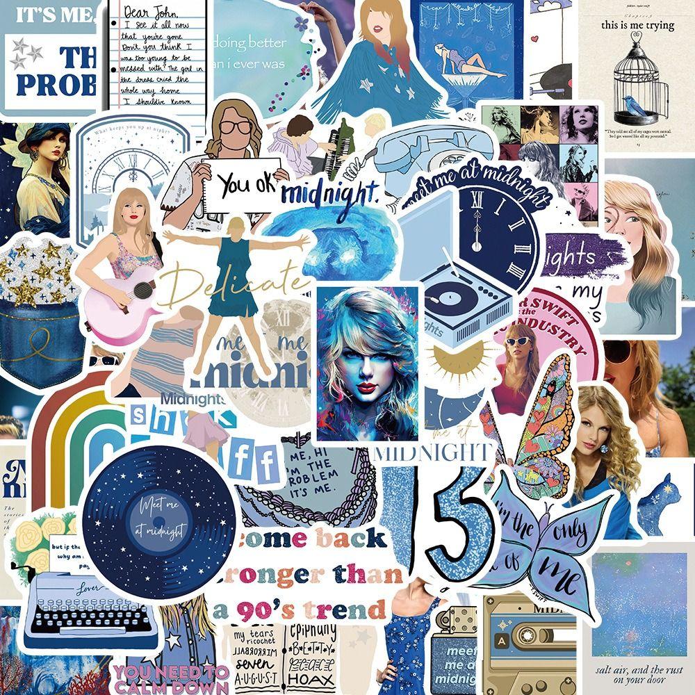 Singer Sticker Decorative Decals PVC Graffiti Stickers 50pcs Taylor ...