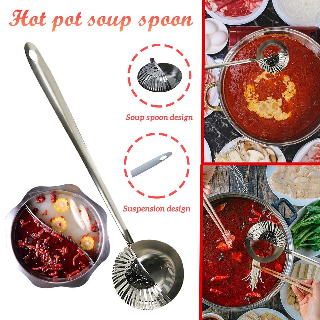Buy [IN]Stainless Steel Oil Soup Separator, Hot Oil Filter Spoon For ...
