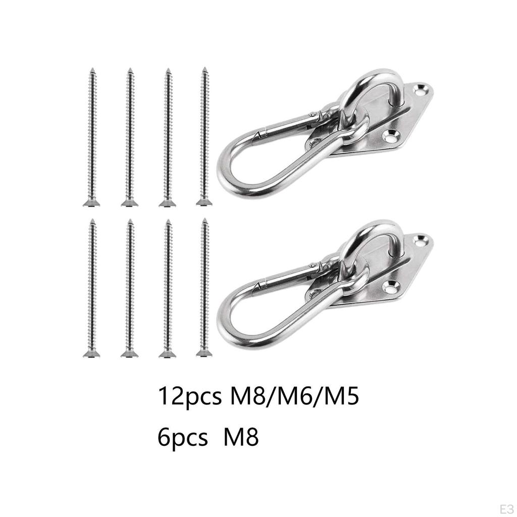 Satın alın Pad Eye Plate Carabiner Clips Swing Hook Hanging Hardware ...