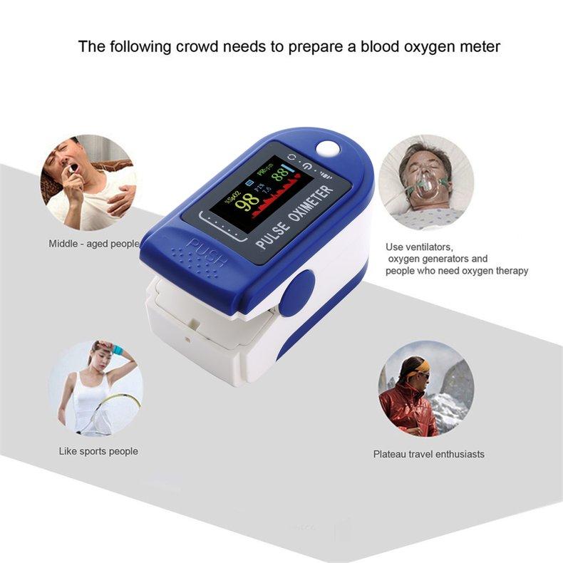 Buy Finger Digital Display Measurement Oximeter Pulse Rate Blood Oxygen ...