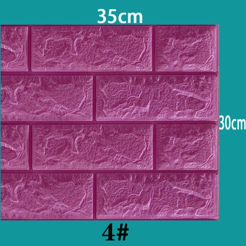 Buy 19Colors Backdrop Decor 3D Wall Stickers Waterproof Self-adhesive ...