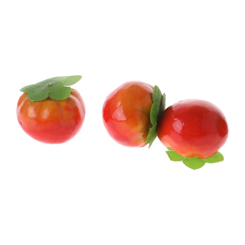 Buy 20pcs Lifelike Simulation Artificial Tomato Plastic Fake Fruit Home ...