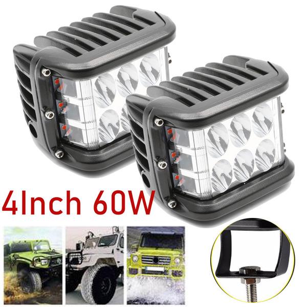 LED Work Light 4inch 60W Work Light for Driving Offroad Boat Car ...