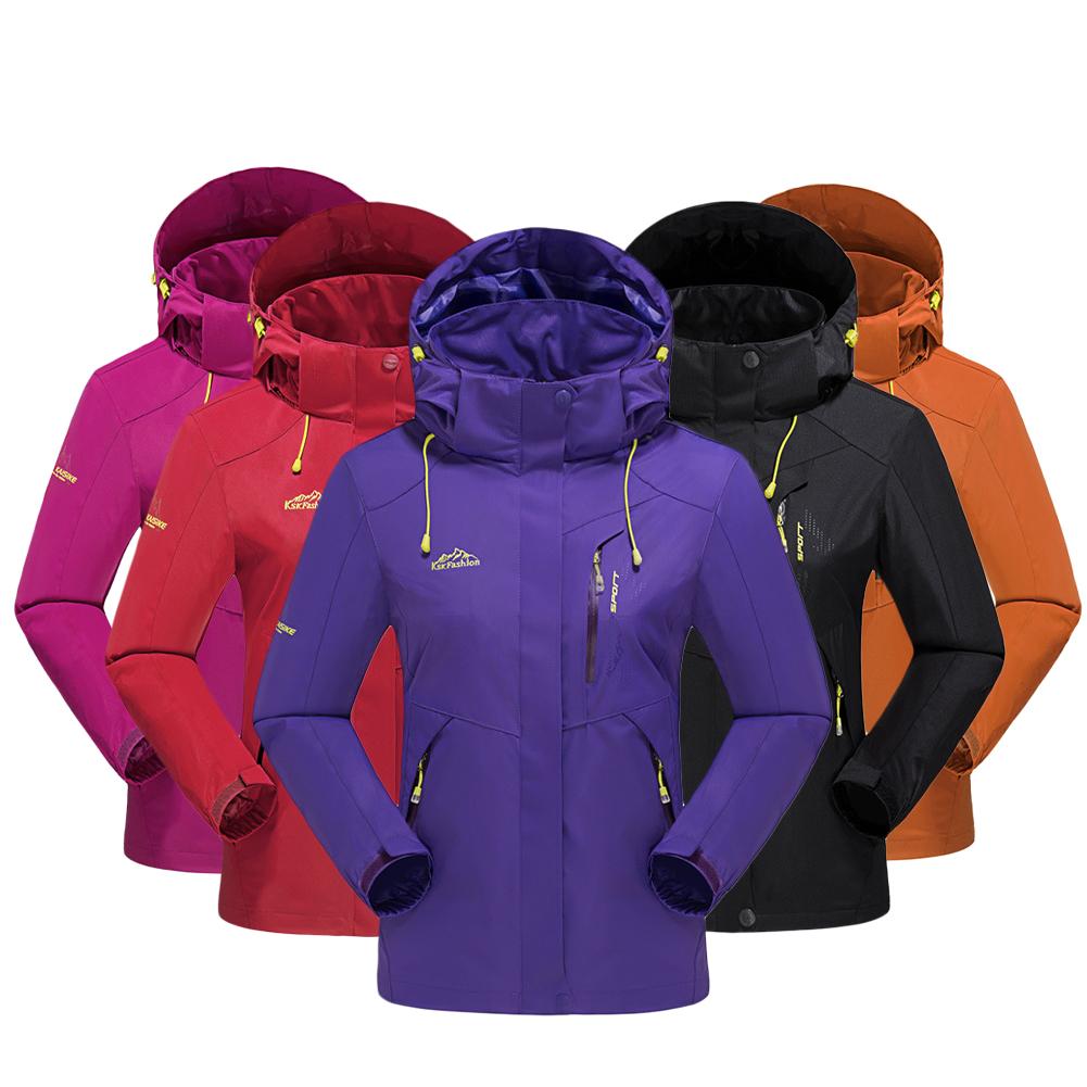 Buy Camping Hiking Jacket Women Outdoor Sports Hooded Windbreaker ...