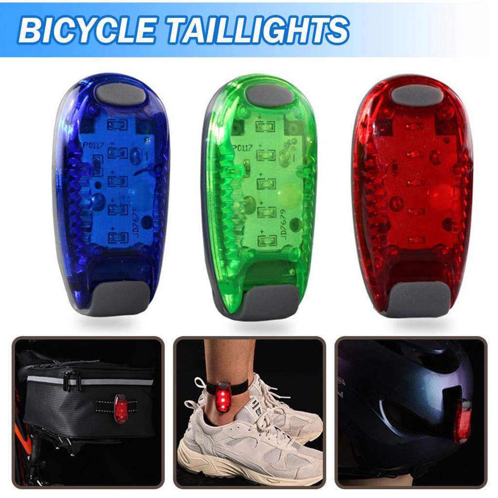 Idealhere LED Safety Light Clip On Waterproof Night Strobe Flashing ...