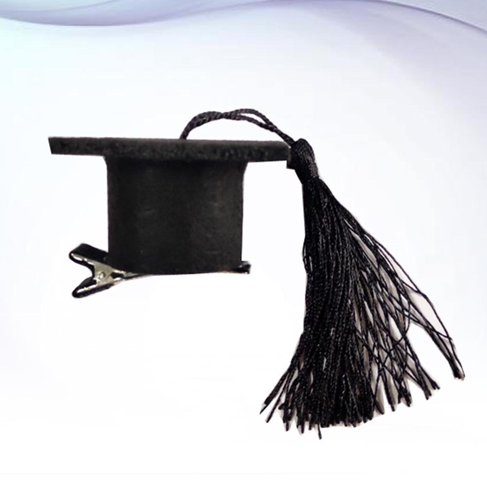Buy 1pc Mini Doctoral Cap Clip Graduation Hat Party Stereoscopic ...
