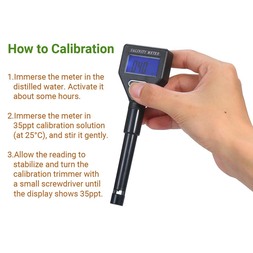 Buy Seawater Salinity Refractometer Portable Handheld Salinity Meter ...