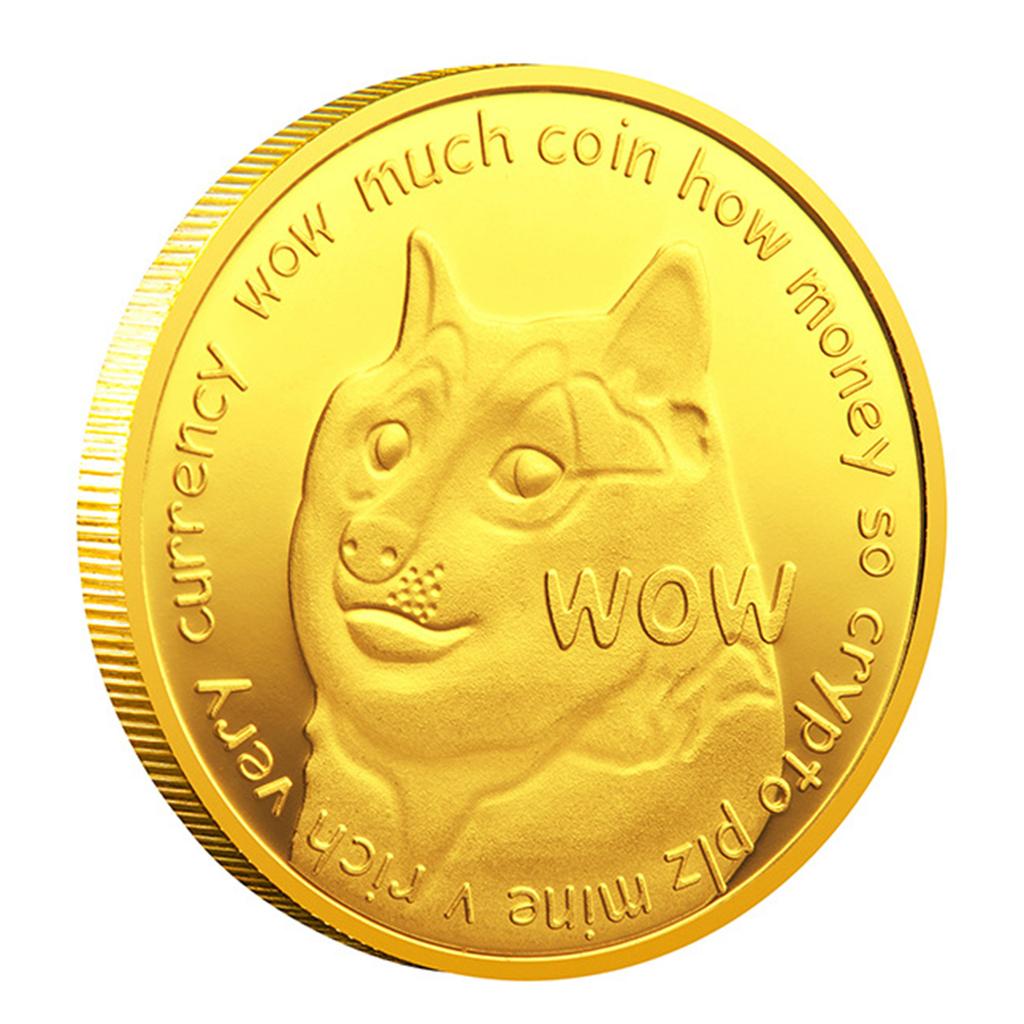 Buy Gold Plated Dog Coin Dog Commemorative Coin Collectible Souvenir ...