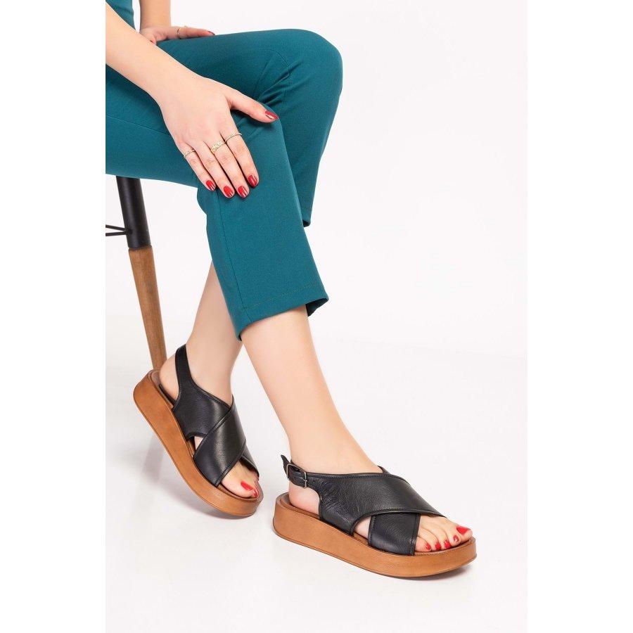 Купить Женские повседневные сандалии из натуральной кожи | Joom