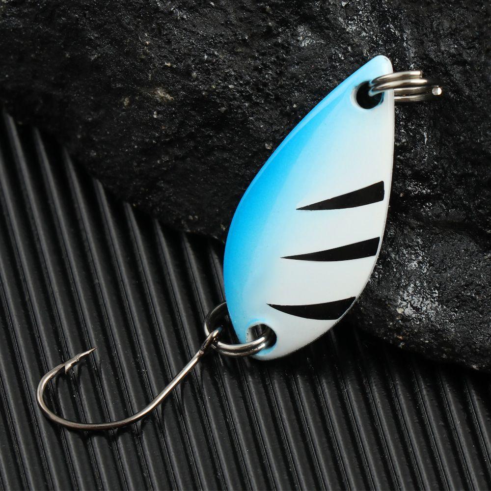 Fishing Attractor Spinner Metal Spoon Lure Sharp Hook Fishing Lure ...