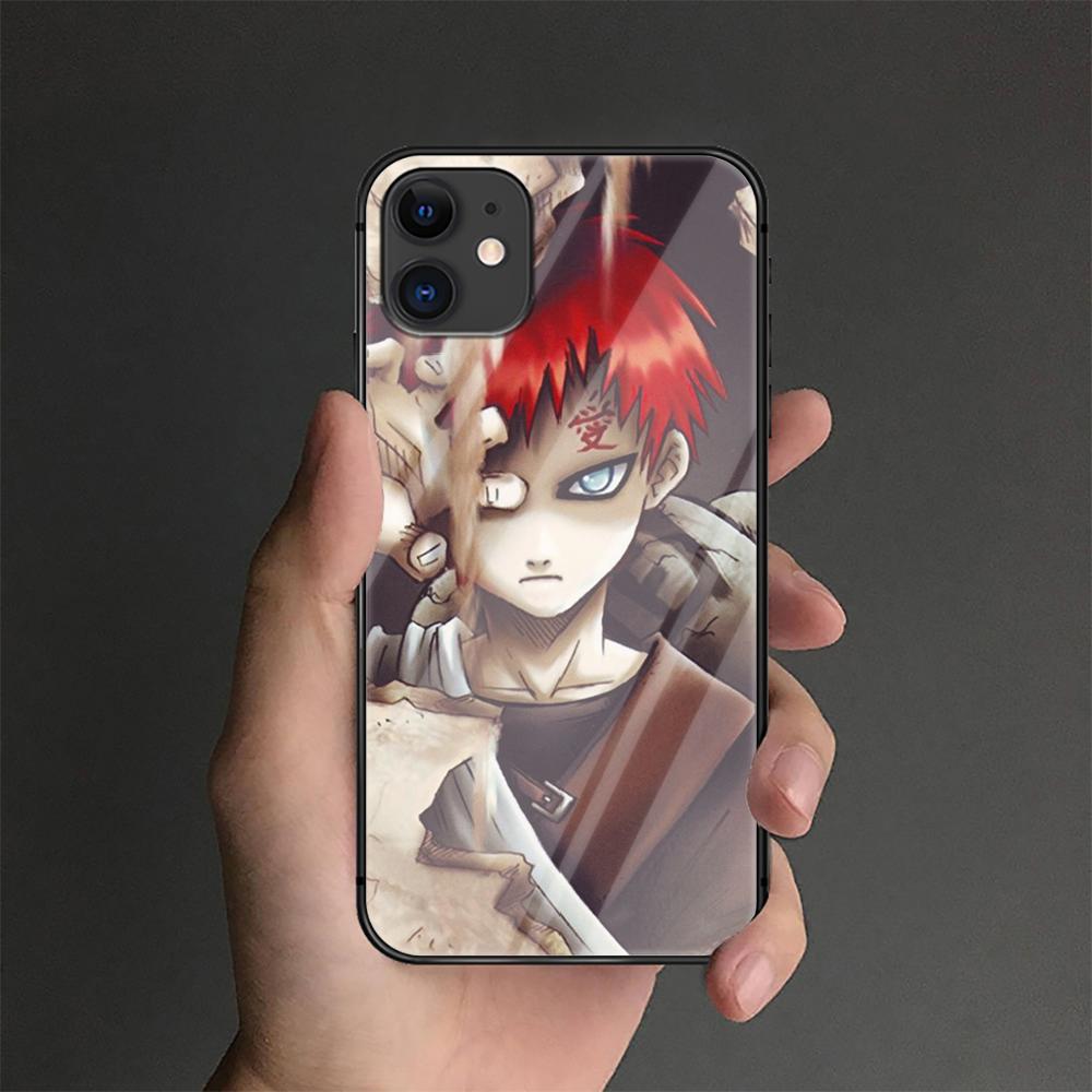Buy Gaara Naruto Tempered Glass Phone Case Cover For IPhone Huawei ...