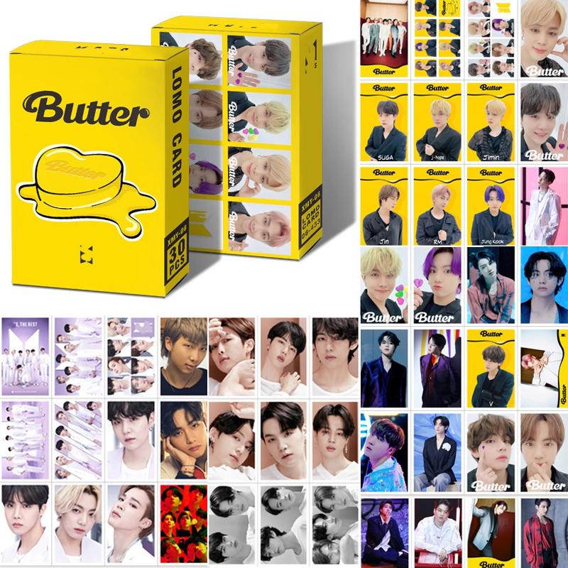 30pcs/set K-POP BTS New Album Butter LOMO Card Album MAP OF THE SOUL ...