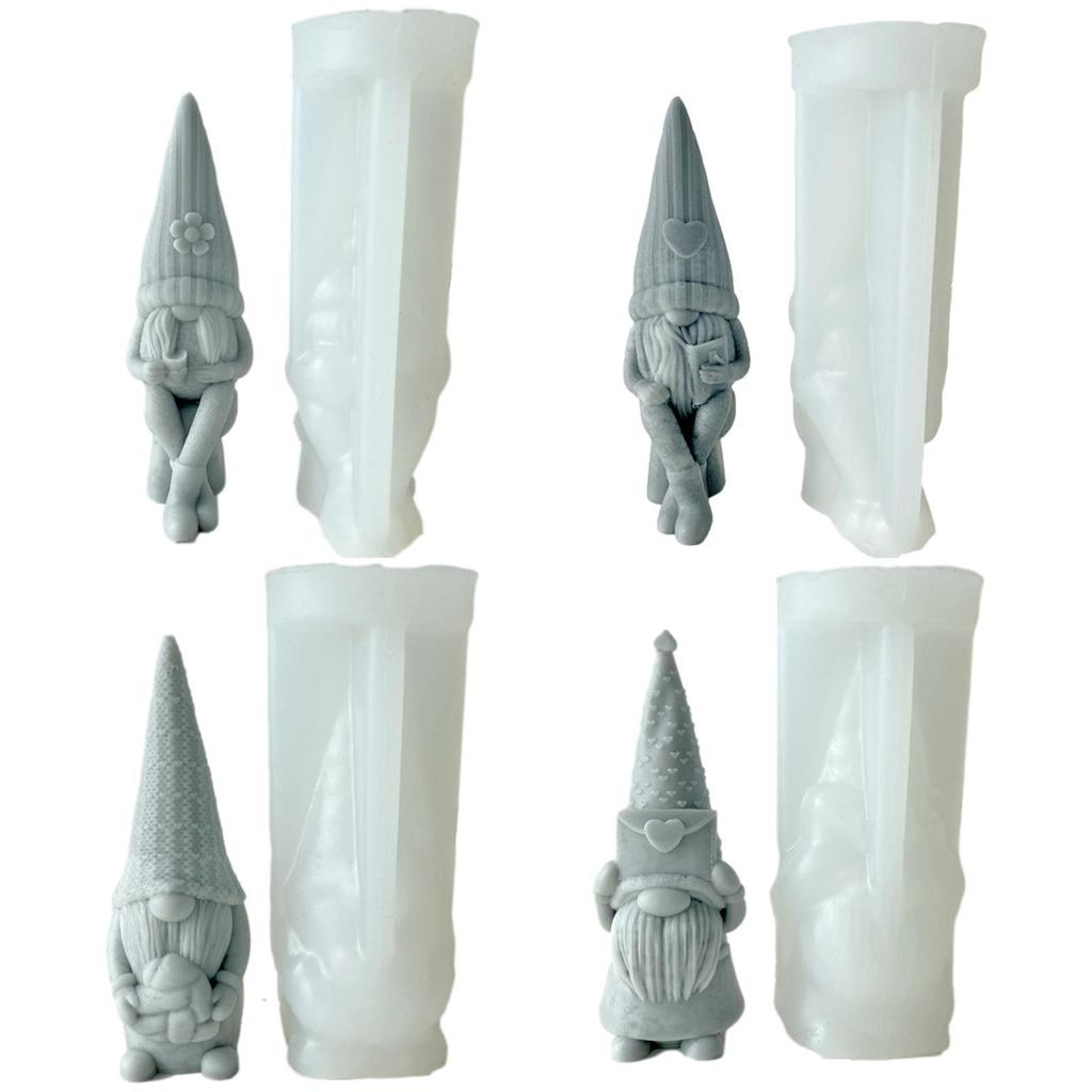 Satın alın Gnome Mold | 3D Gnomes Epoxy Resin Mold Candle Moulds ...