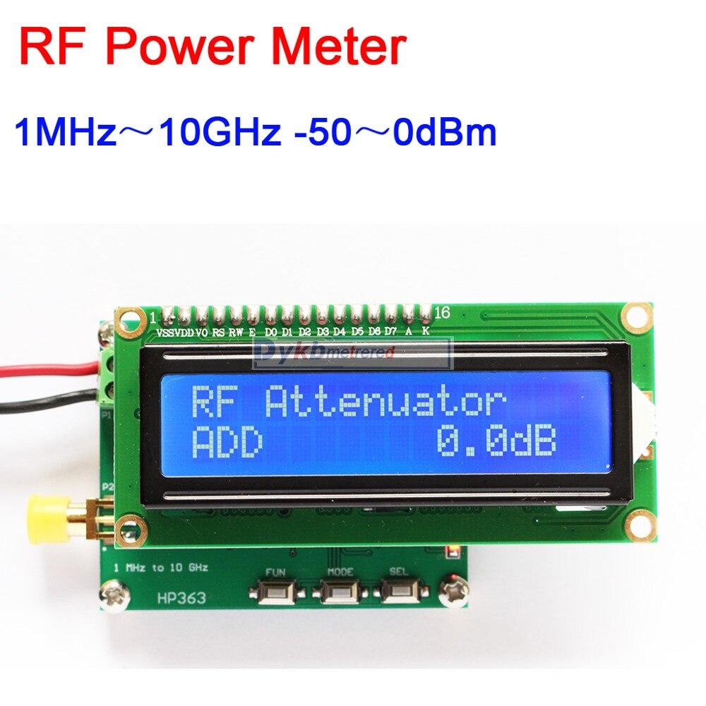 Digital RF Power Meter 1MHz-10GHz RF Signal Measuring Meter Module RF ...