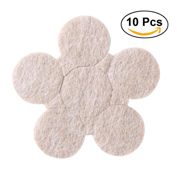 Buy 10pcs Round Felt Pads 2.9cm Diameter Floor Protector Pad for Table ...