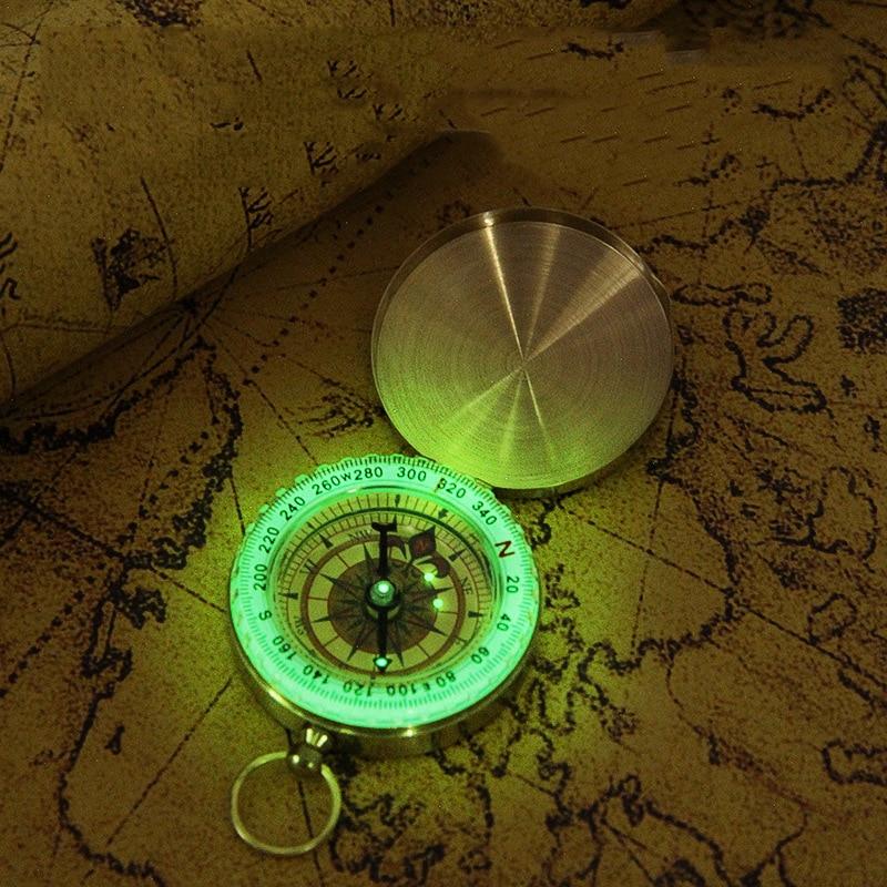 Cheap Compasses High Quality Camping Hiking Brass Gold Compass Pocket ...