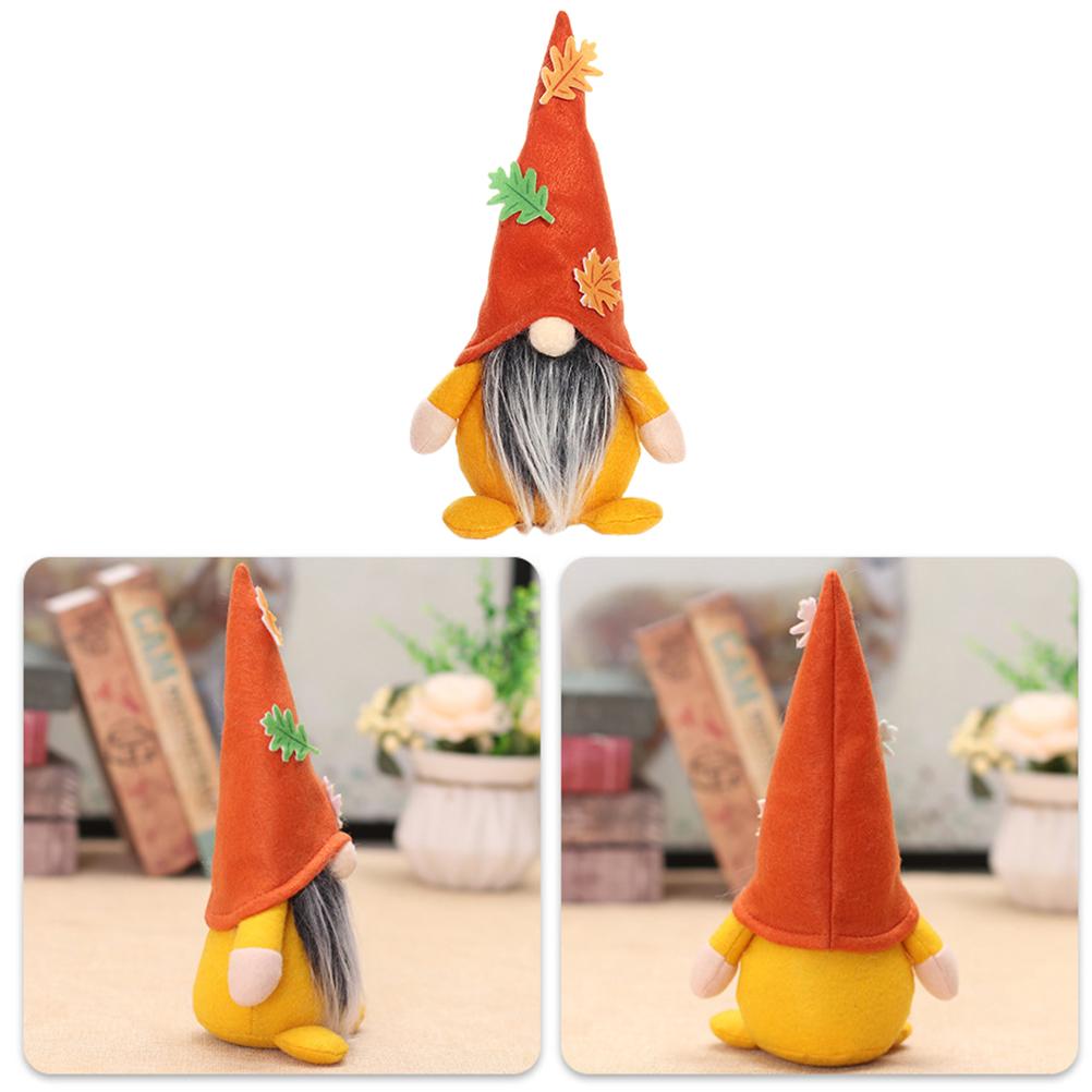Syrisora Fall Plush doll - Autumn Maple Leaf Stuffed Gnome Faceless ...