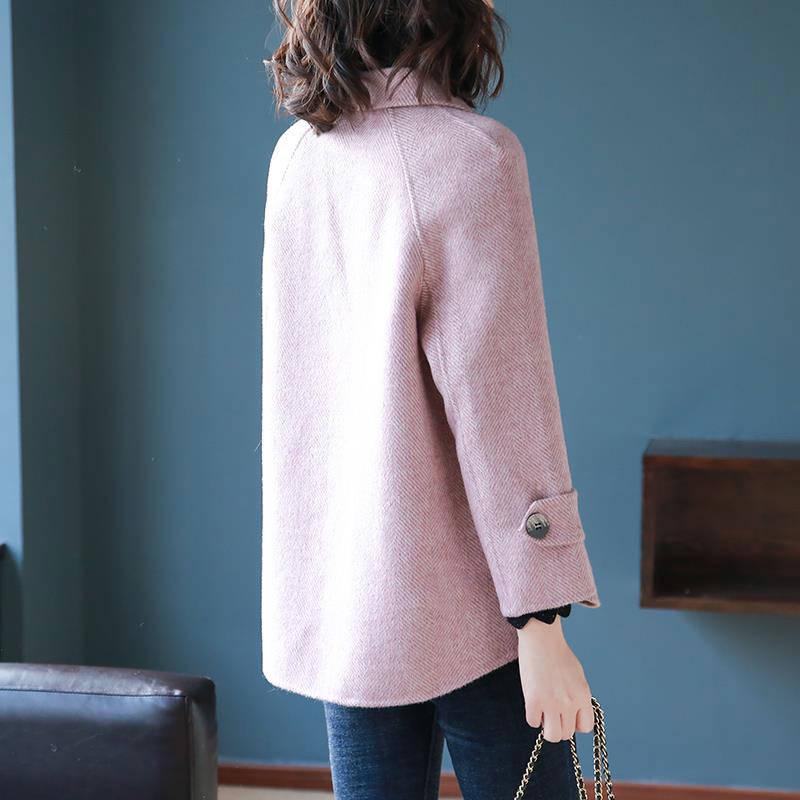 Buy Jacket Autumn Winter Women Wool Coat Women's Wool Jacket Ladies ...