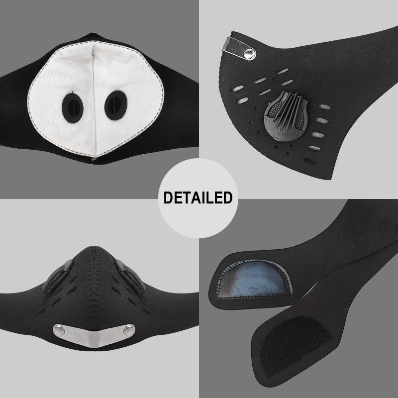 Buy New Double Air-purifying Respirator Anti-pollution Bicycle Cycling ...