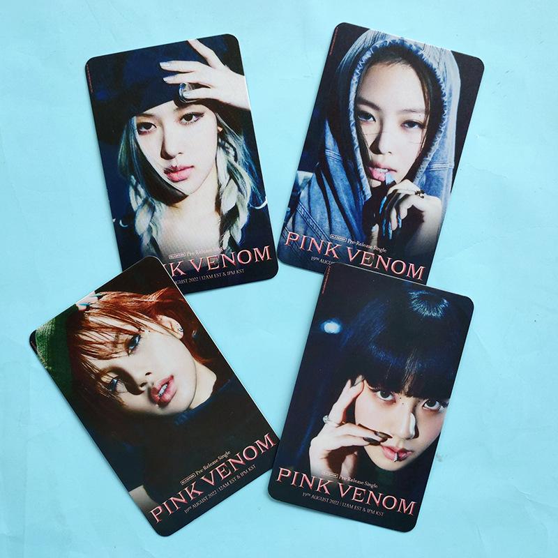Buy 8PCS Blackpink Pink Venom Lomo Card BP HD Photocard Lisa Jennie ...
