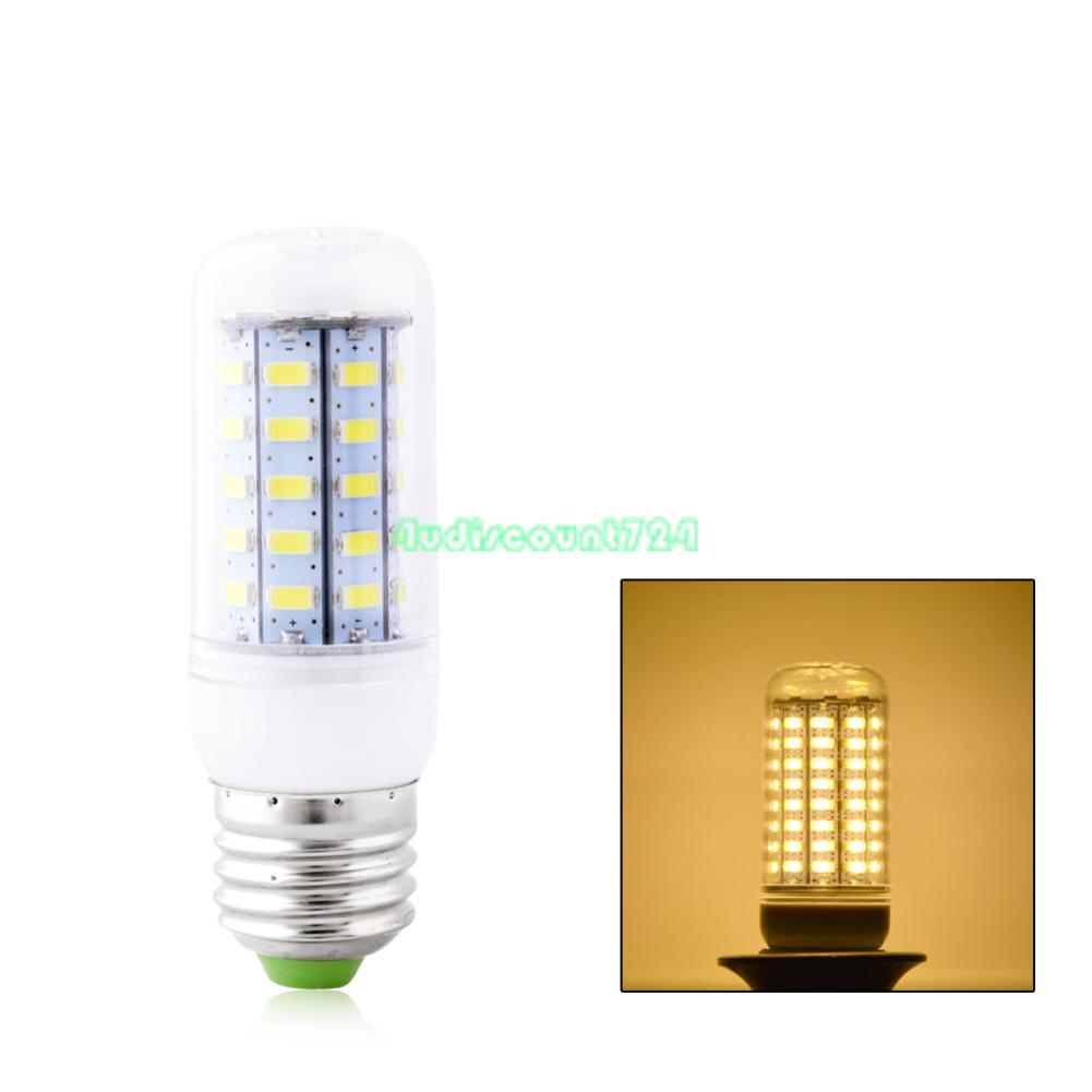 High Bright 5730SMD LED Corn Bulb Lamp Cool White 12W 110~220V E27/GU10 ...