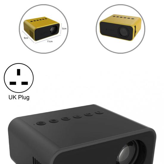 Buy YT500 High-quality Large Screen Mini Projector Portable LED Media ...