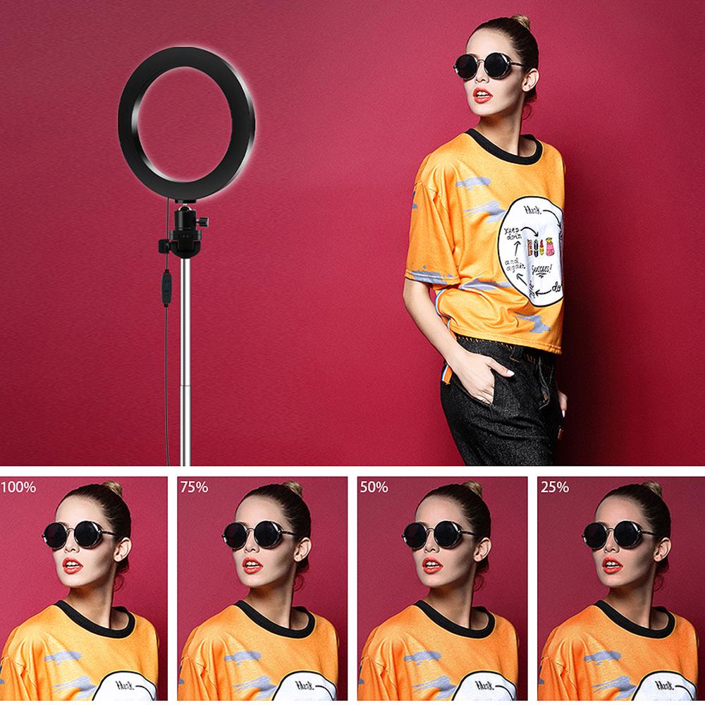 Buy 20cm8inch LED Ring Light 3 Colors 35006500K Temperature 10 Levels ...