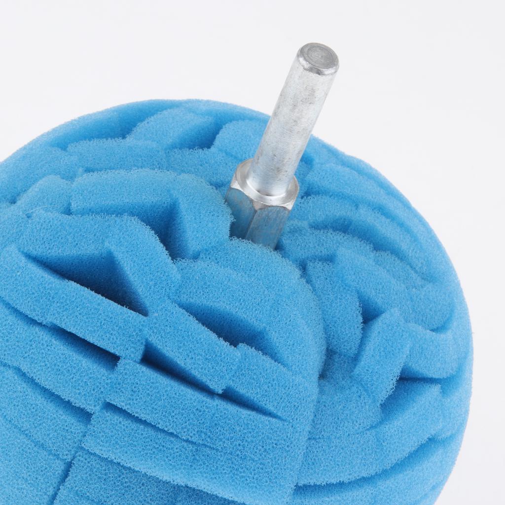 Buy Pack of 2 Sponge Drill Round Polishing Grinding Foam Pads Buffing ...