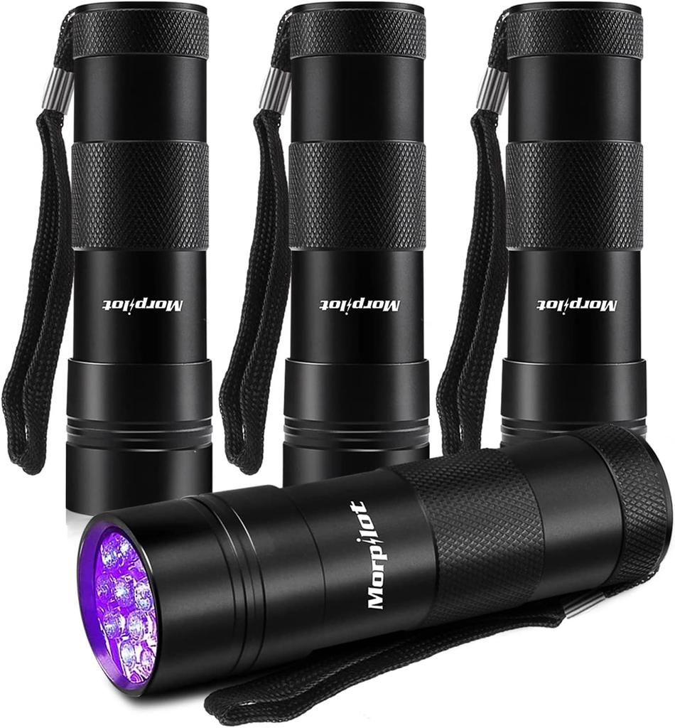 Cheap morpilot Blacklight Flashlights uv Flashlight: 12 Led 395nm 2 Pcs ...