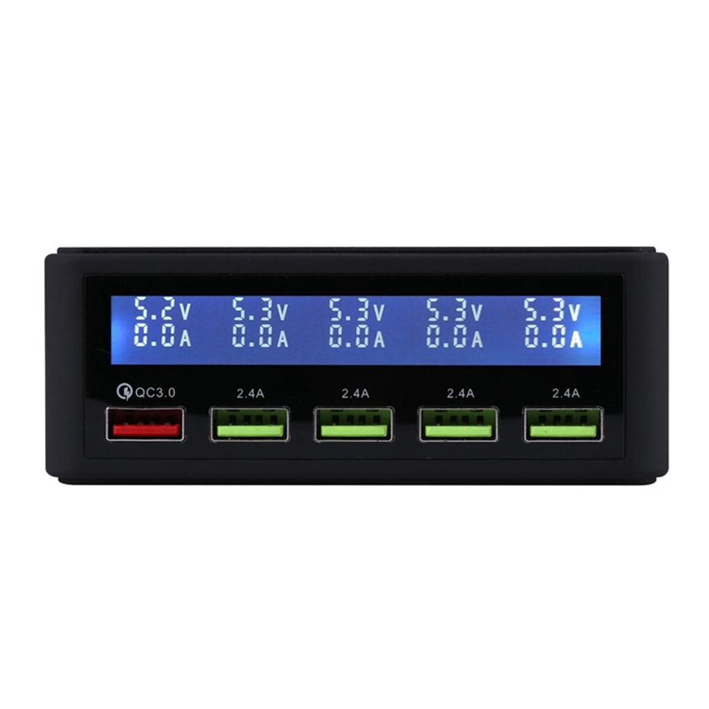 Buy 5-port USB Fast Charge QC30 Digital Display High Power ...