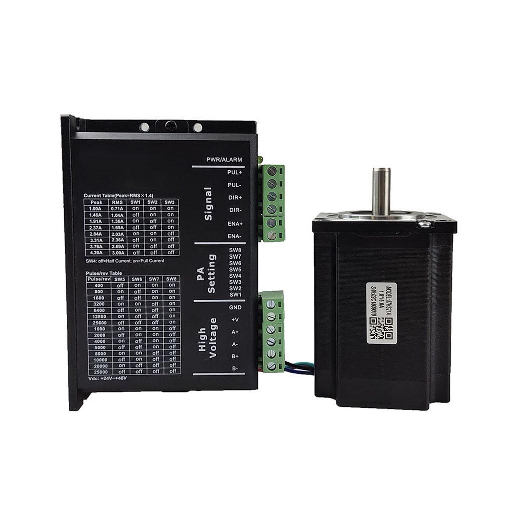 Buy 2 Phase 57 Series NEMA23 Stepper Motor Kit 57HS21A + Driver M542C ...