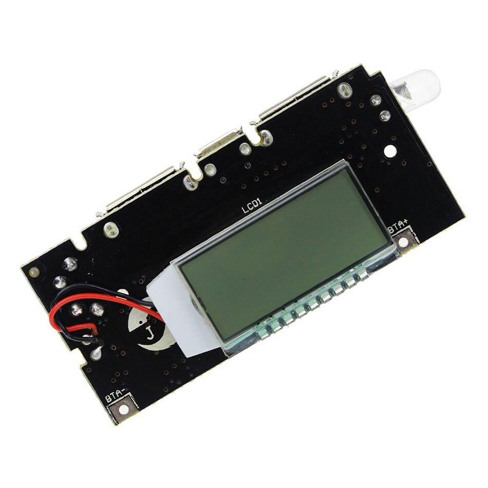 Buy Dual USB 18650 Battery Charger PCB Power Module 5V 1A 2.1A Mobile ...