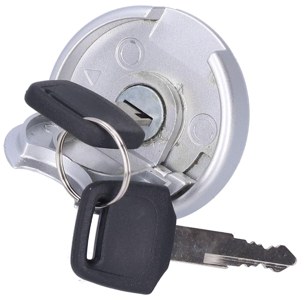 Gas Tank Lock Cap with Keys Stainless Steel Parts Universal for Scooter ...