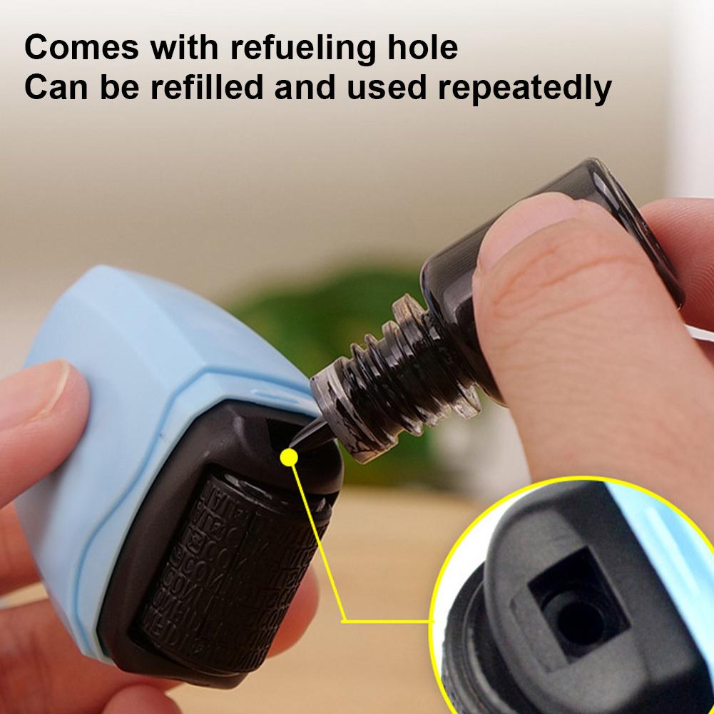 Buy Mini Data Protection Roller Stamp Portable Information Coverage ...