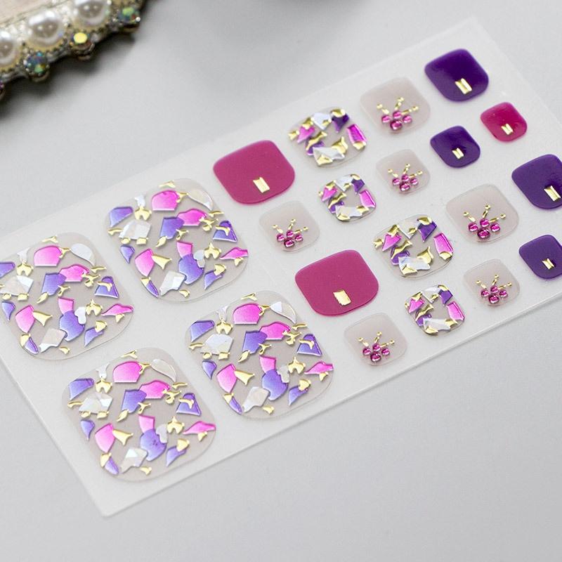 Beauty Stickers Foot Stickers 3D Nail Nail Stickers Summer New Products ...