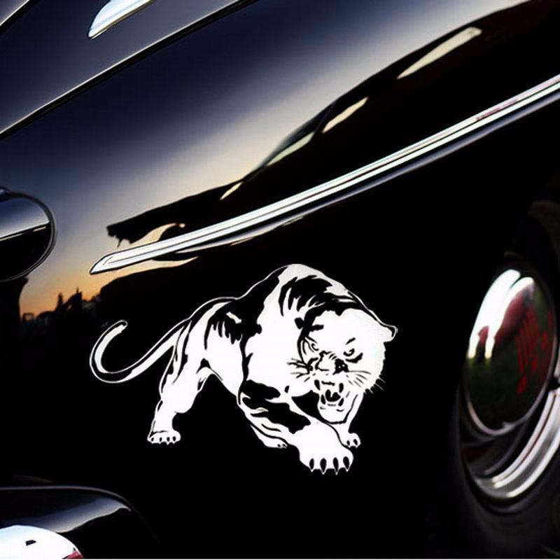 Buy Feral Glass Window Waterproof Removable Tiger Car Stickers Home ...