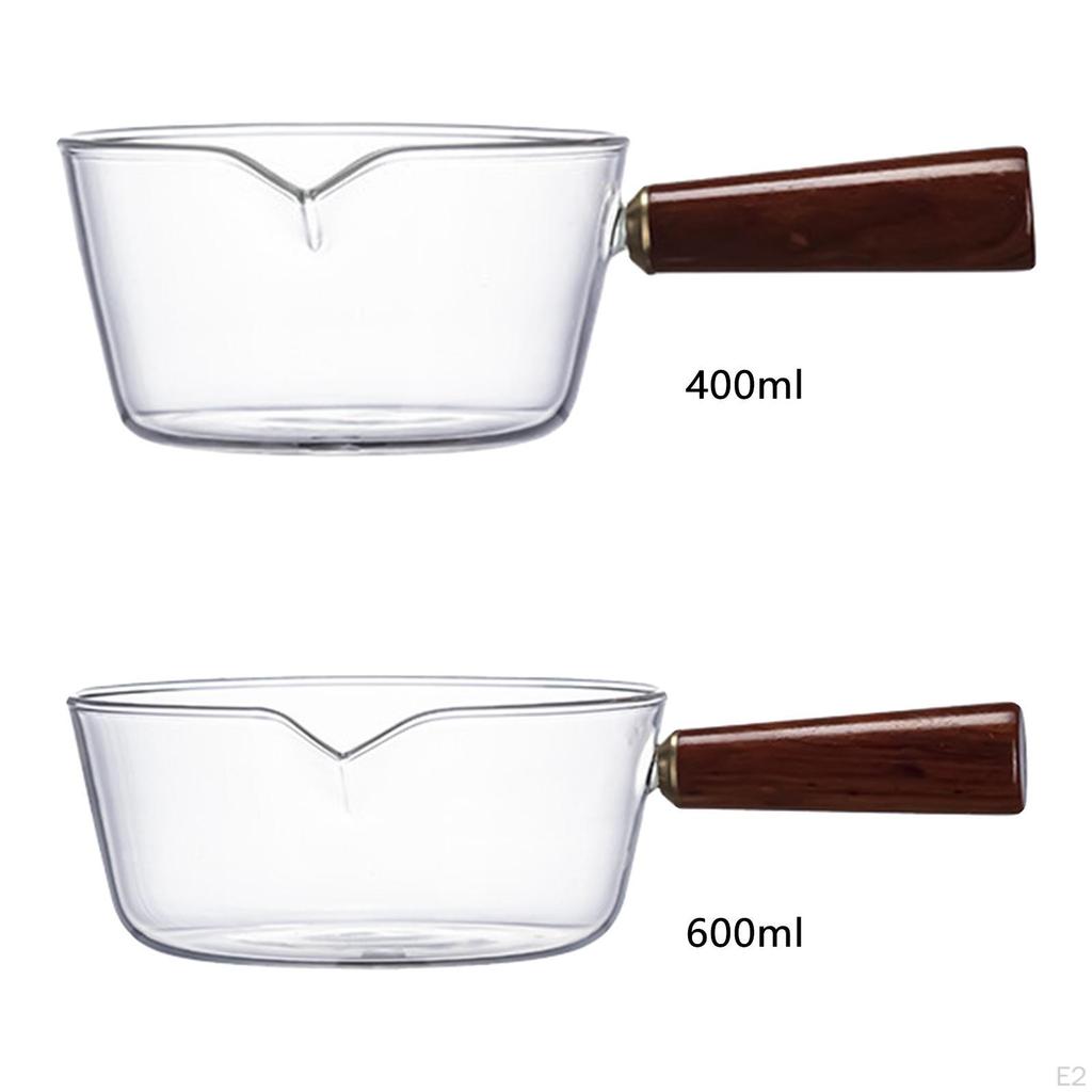 Multifunctional Glass Cooking Pot Soup for Chocolate Caramel Noodle ...