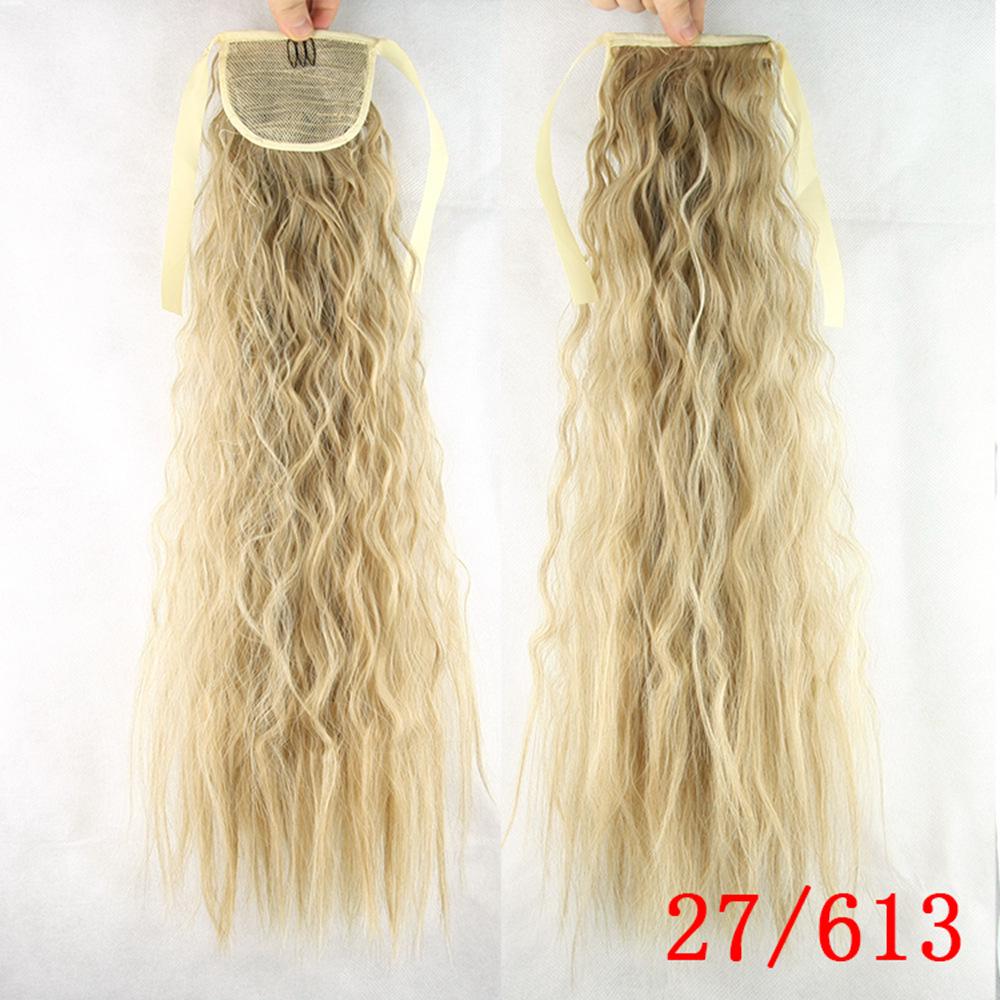 Buy Women Synthetic Fiber Long Curly Wave Hairpiece Hair Extensions ...