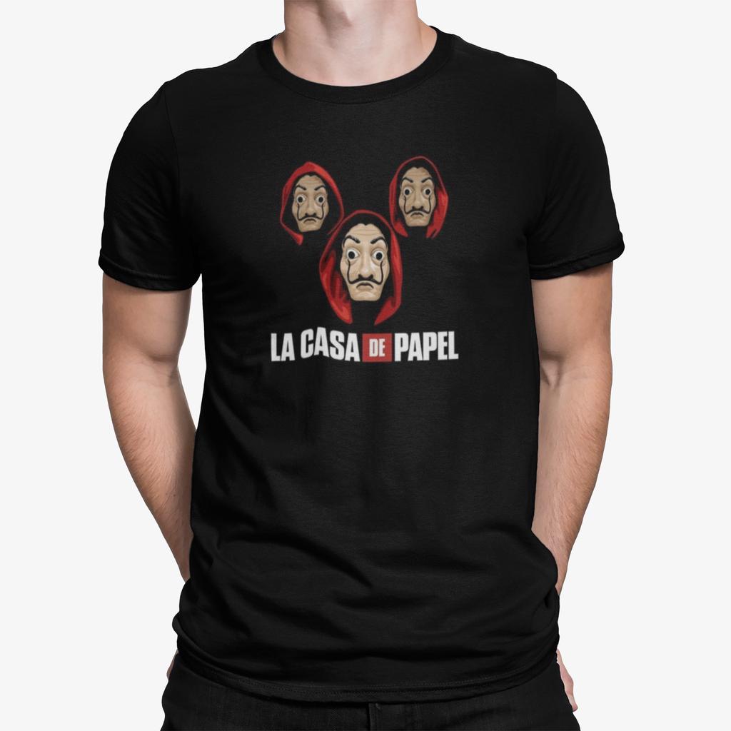 Buy Money Heist Case De Papel Unisex T Shirt Men Harajuku T Shirt ...