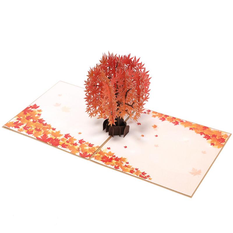 Buy 3D Pop Up Card Maple Tree Greeting Gift Holiday Anniversary ...