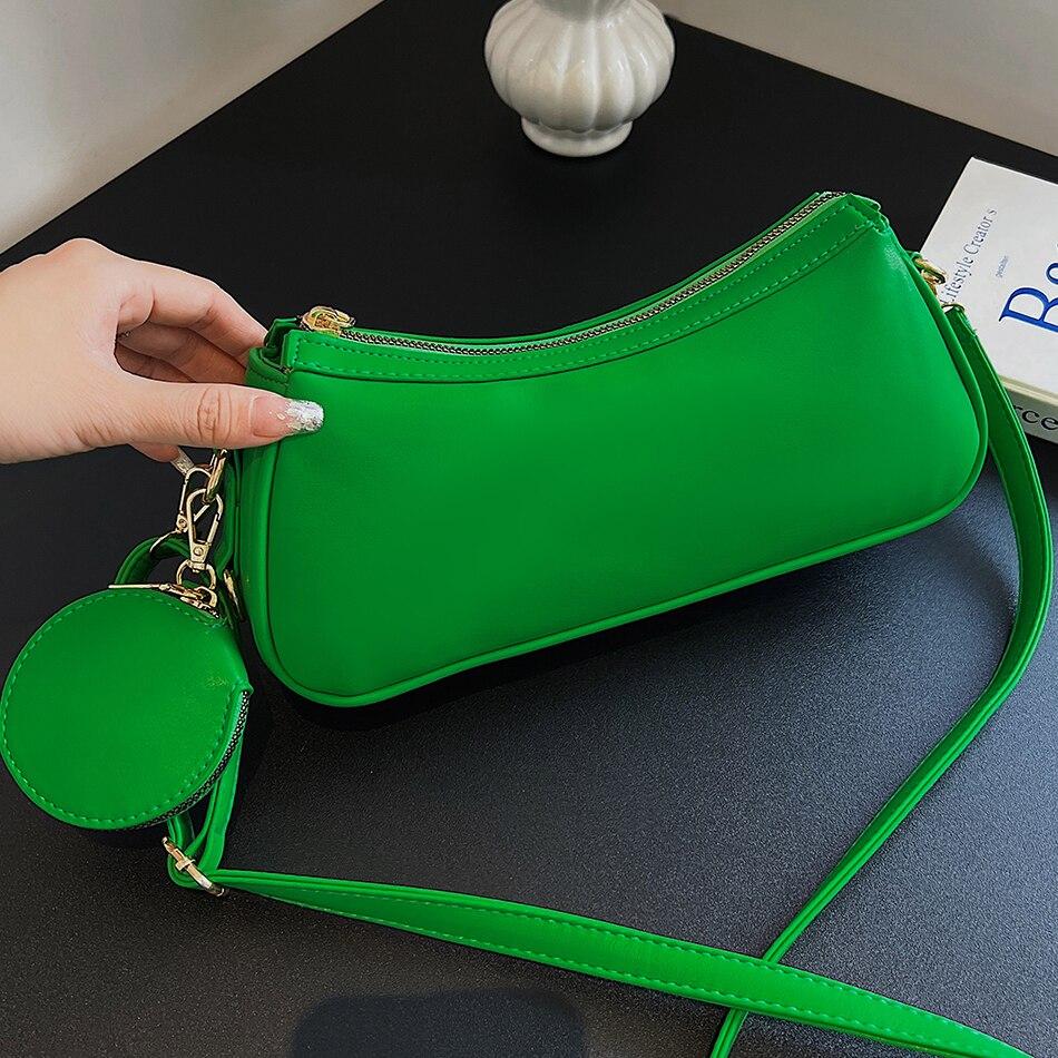 Buy Fashion Women Purses and Handbags Luxury Designer PU Leather ...