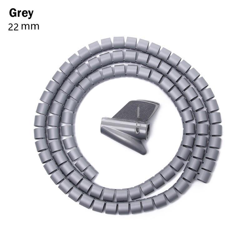 Buy 16/22 Mm Cable Spiral Wrap Tidy Cord Wire Banding Loom Storage Tube ...