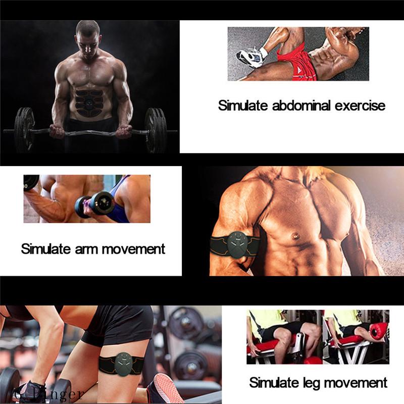 Buy Professional EMS Muscle Training Gear Remote Control Abdominal ...