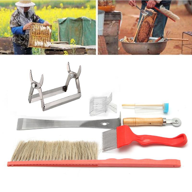 Buy 7 In 1 Bee Tool Scraper Practical Equipment Tamer Beekeeping Set ...