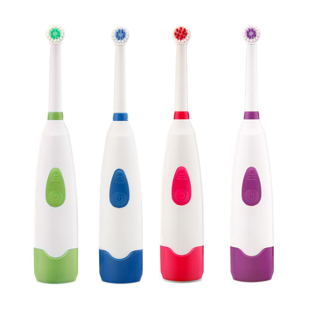 Buy Electric Toothbrush Vibration Waterproof Rotary Type with 2 ...